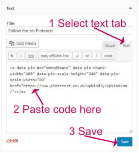 How To Add A Pinterest Widget on Your WordPress blog - WPkind