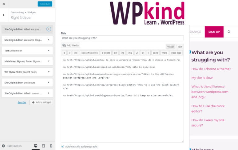 How To Customise a WordPress Theme - WPkind