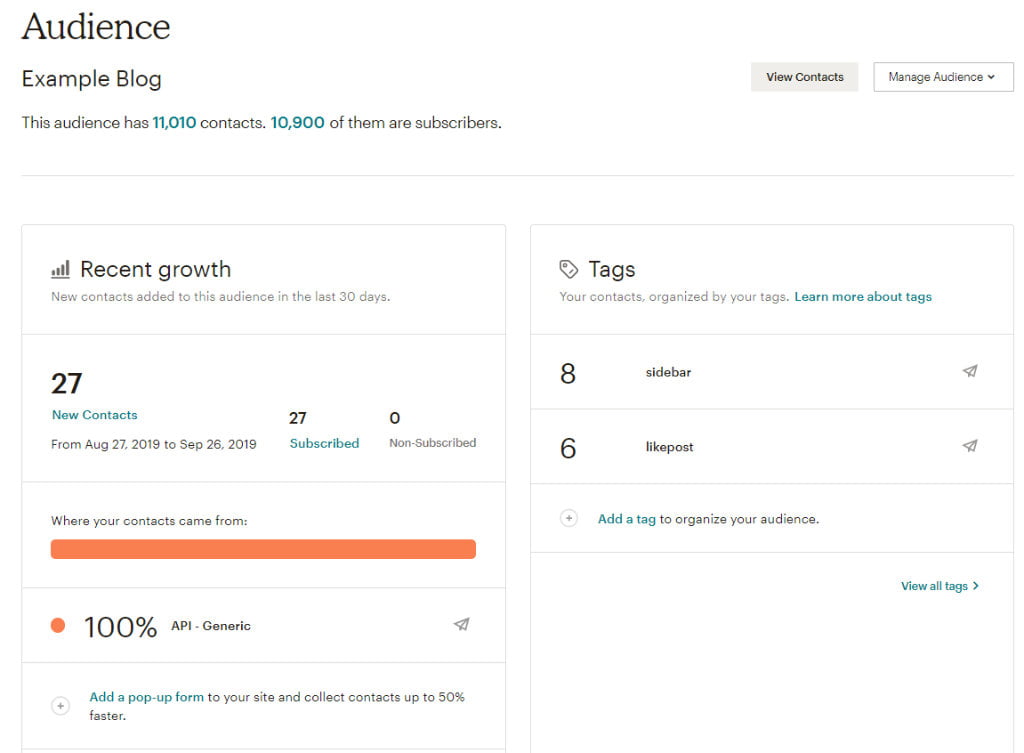 How To Use MailChimp With Your WordPress Blog - WPkind