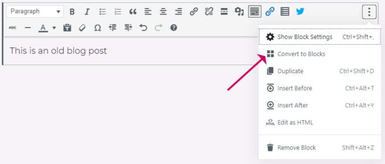 How To Convert Existing WordPress Posts to Gutenberg Blocks - WPkind